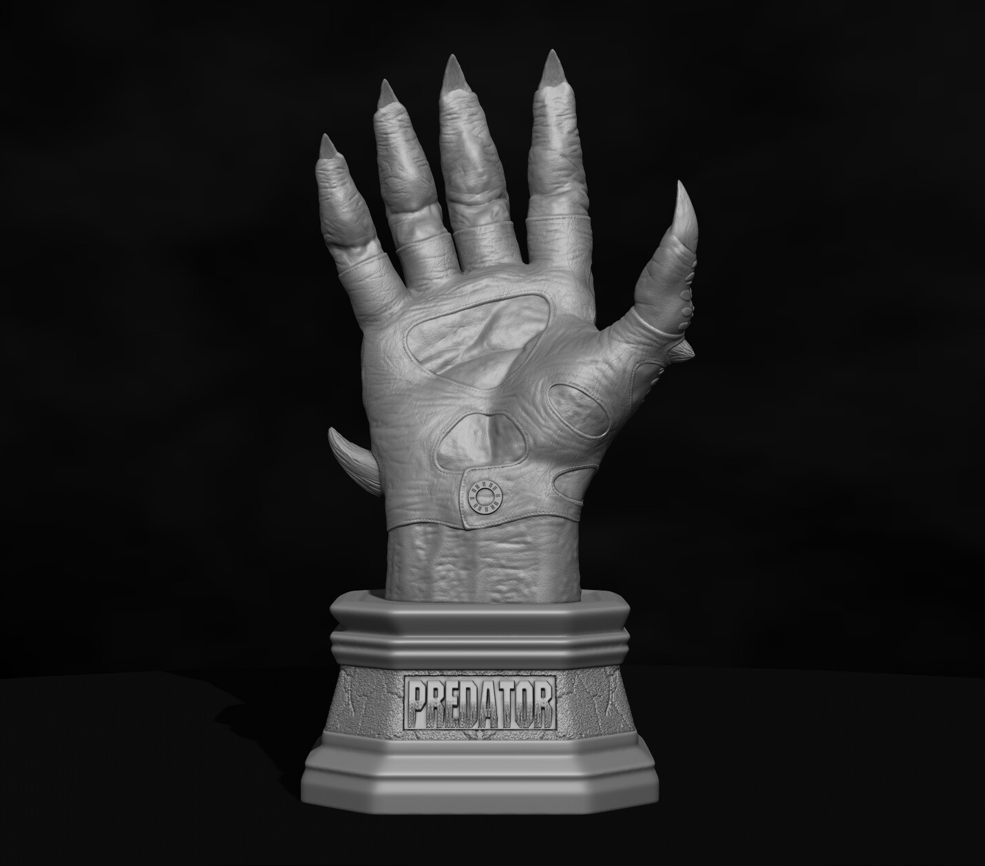 ArtStation - Predator 2 Smart Disc with Predator Hand File STL – OBJ ...
