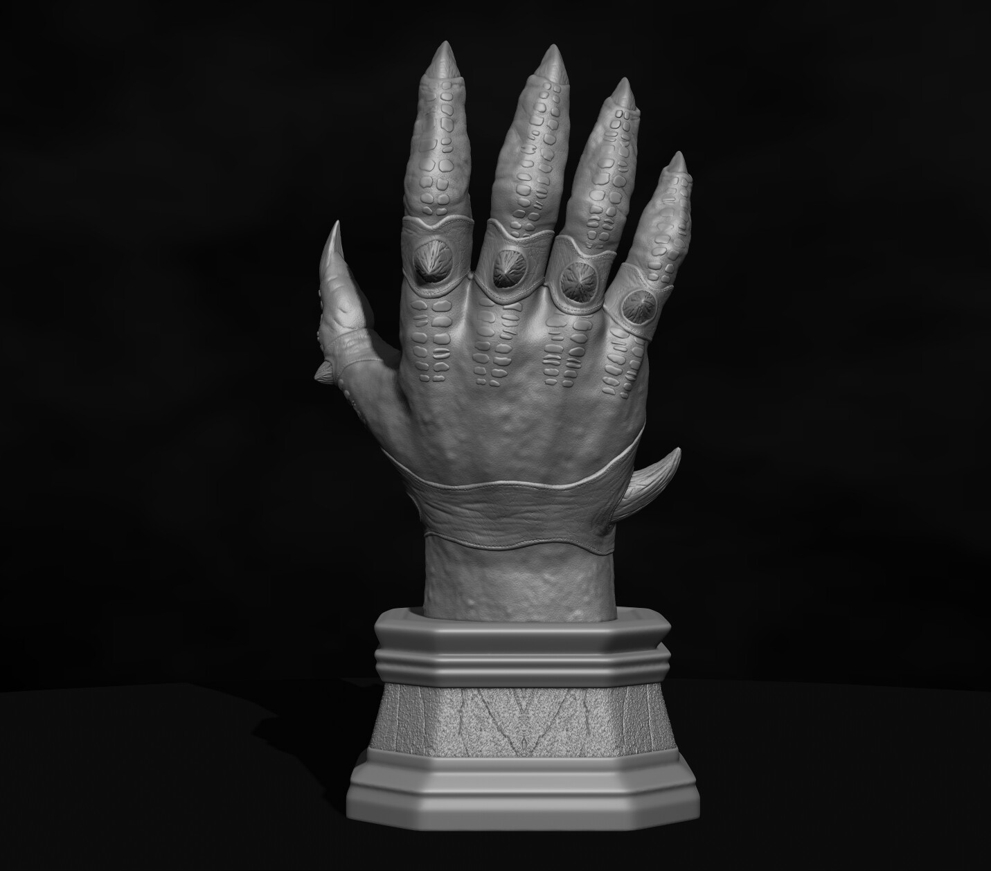 ArtStation - Predator 2 Smart Disc with Predator Hand File STL – OBJ ...