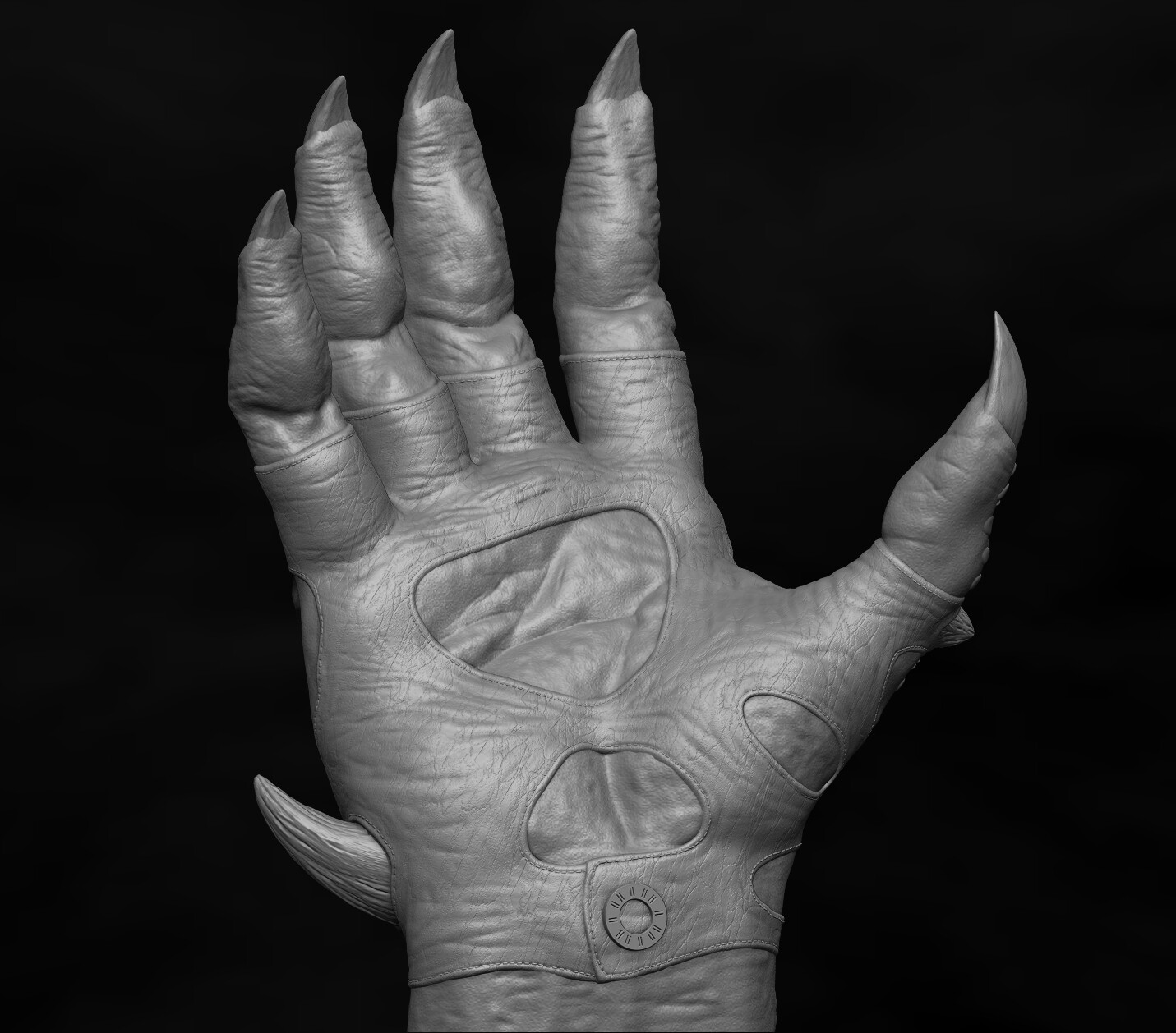 ArtStation - Predator 2 Smart Disc with Predator Hand File STL – OBJ for 3D Printing | Resources