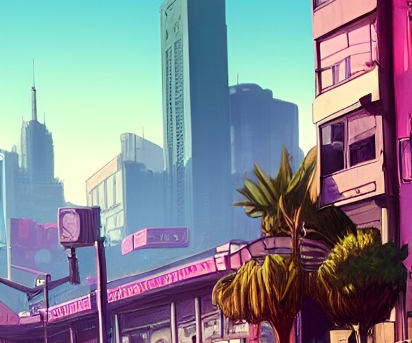 ArtStation - Gta Screen City 1800 jpg Background pack collection | Artworks