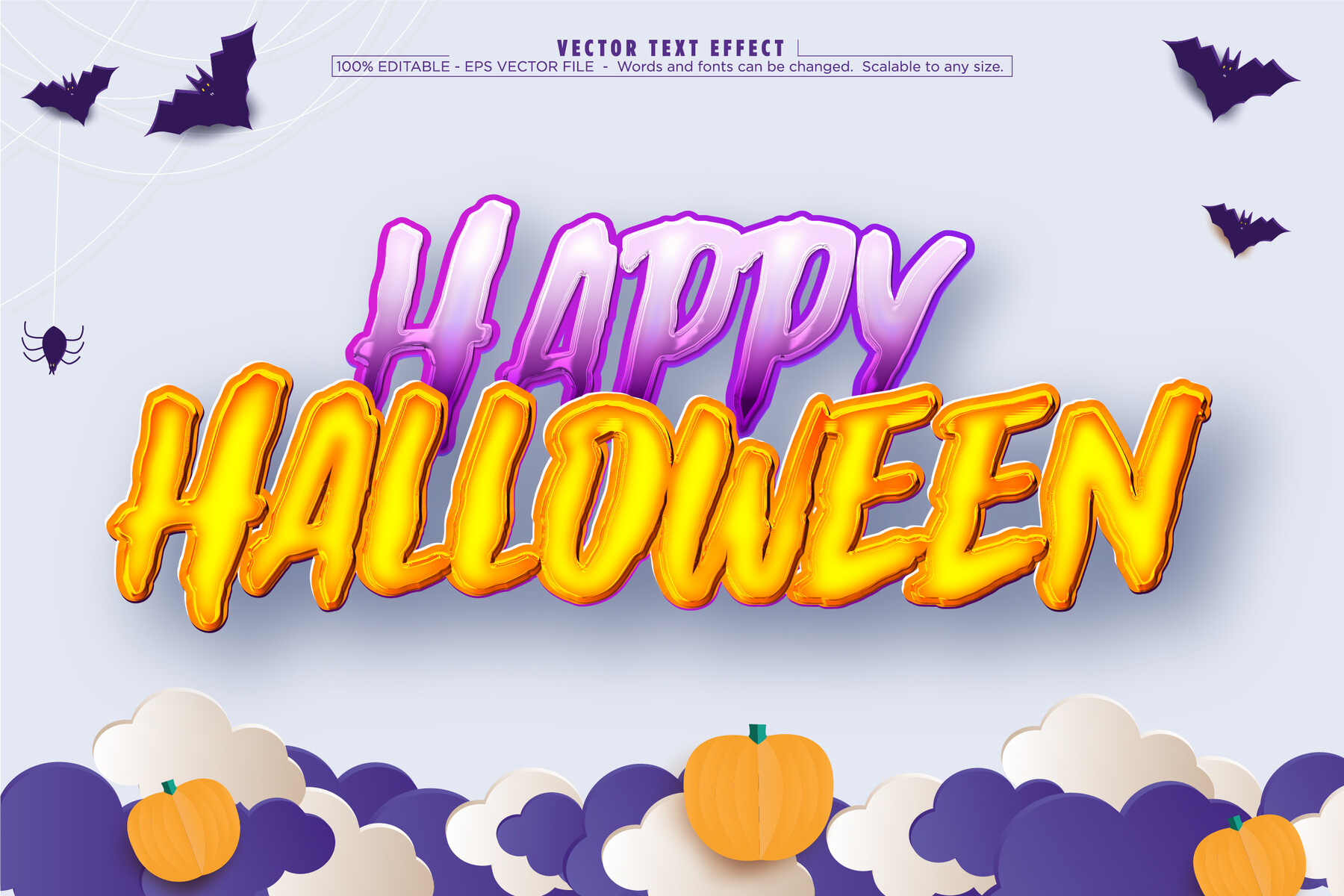 ArtStation - Halloween text effect, editable comic and cartoon text ...