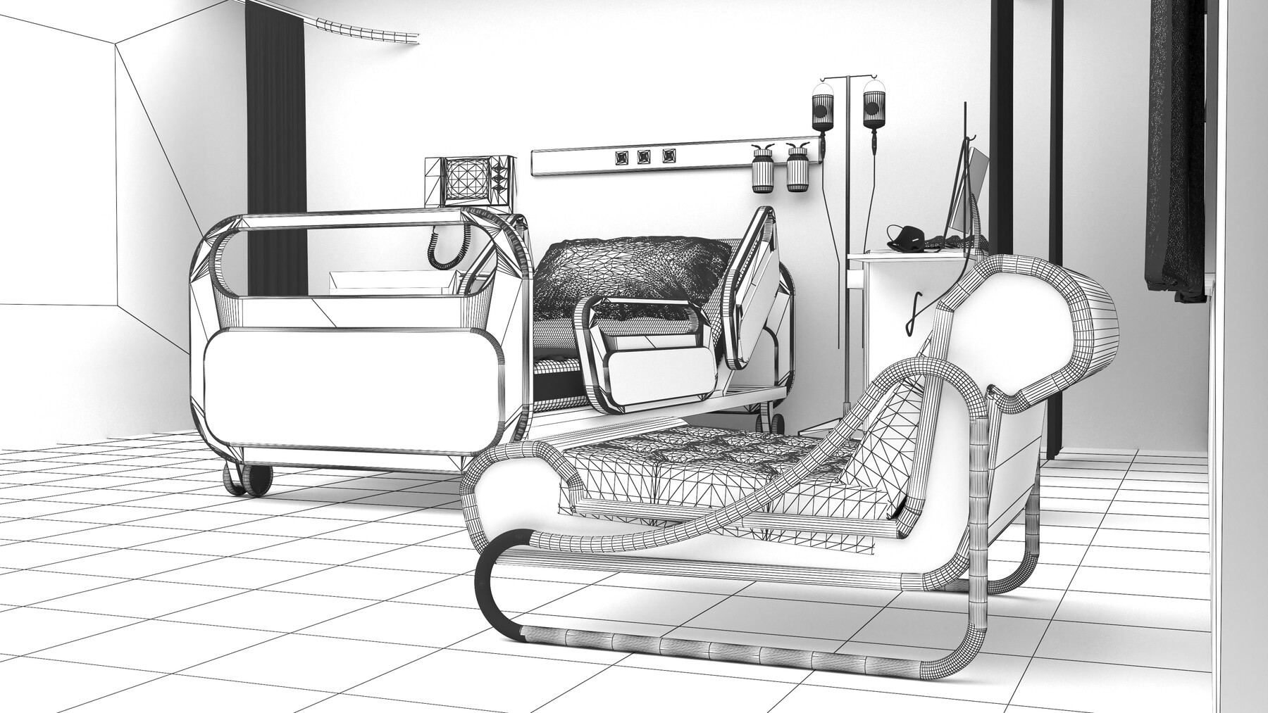 ArtStation - Hospital Room 4 - 4K | Resources