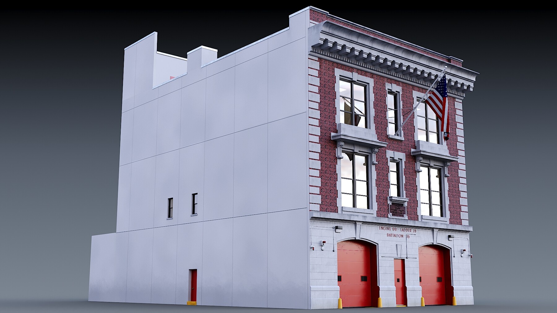 ArtStation - Firehouse FDNY | Game Assets