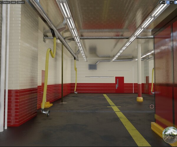 ArtStation - Firehouse FDNY | Game Assets