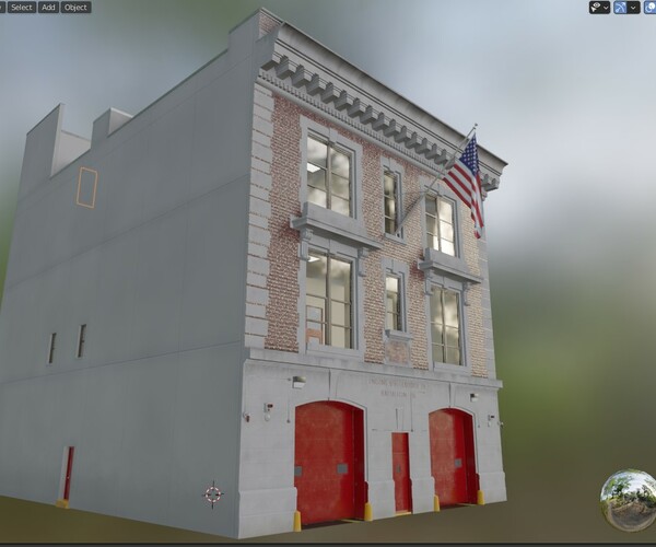 ArtStation - Firehouse FDNY | Game Assets