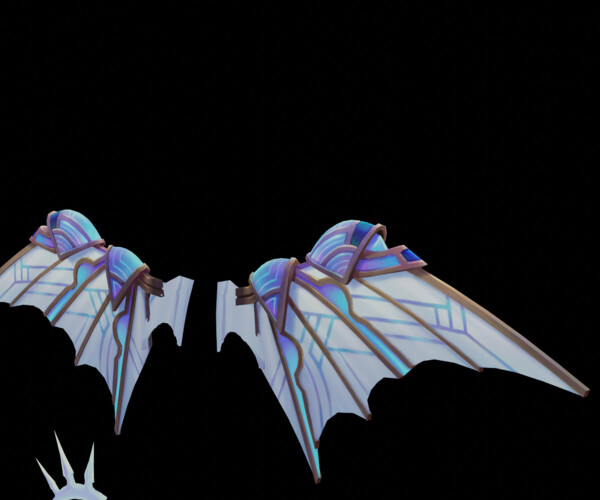 ArtStation - 4 wings pack for games | Game Assets
