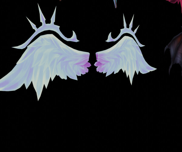 ArtStation - 4 wings pack for games | Game Assets