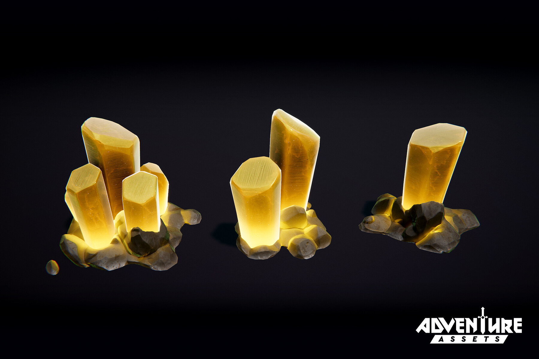 ArtStation - Ultimate Crystals Pack (Game Ready) | Game Assets