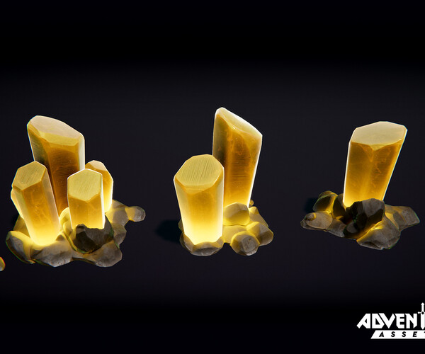 ArtStation - Ultimate Crystals Pack (Game Ready) | Game Assets