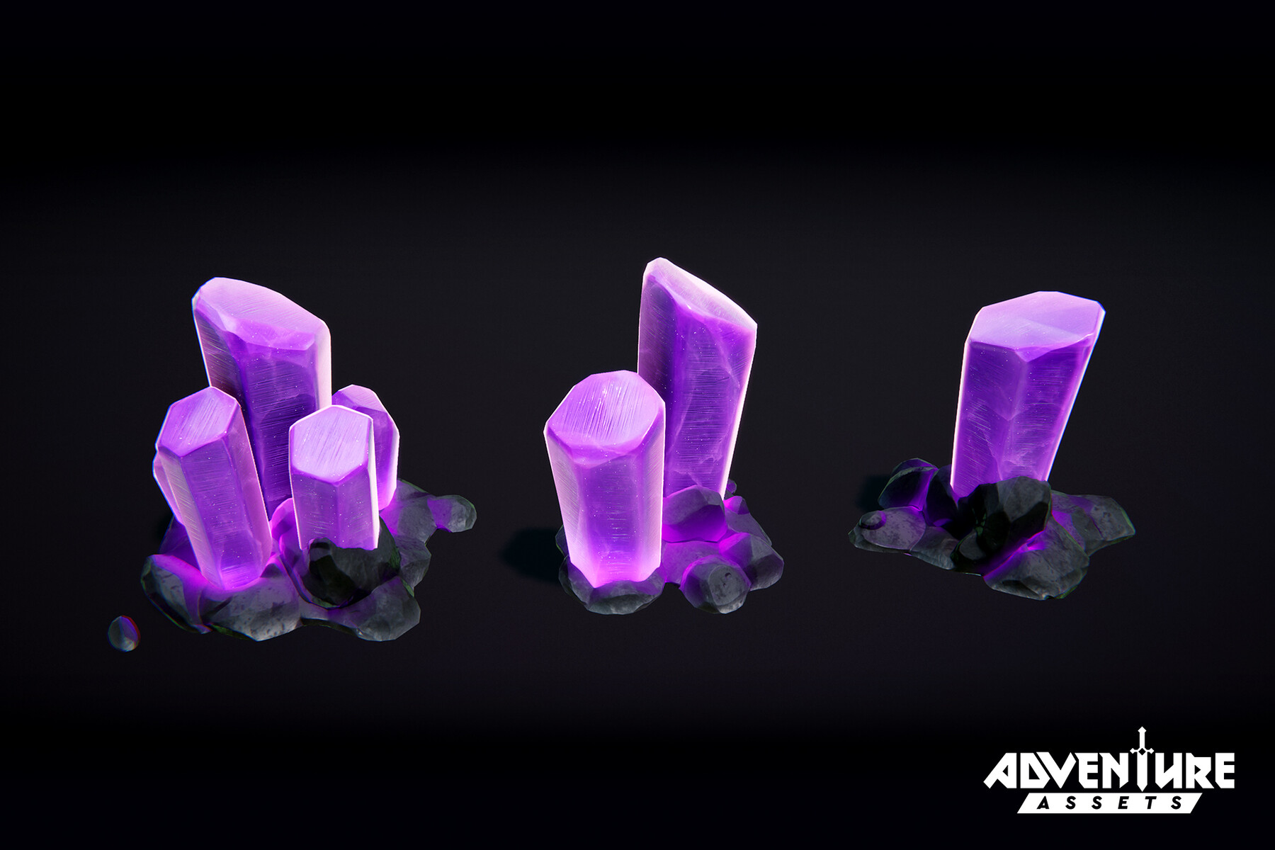 ArtStation - Ultimate Crystals Pack (Game Ready) | Game Assets