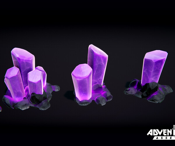 ArtStation - Ultimate Crystals Pack (Game Ready) | Game Assets