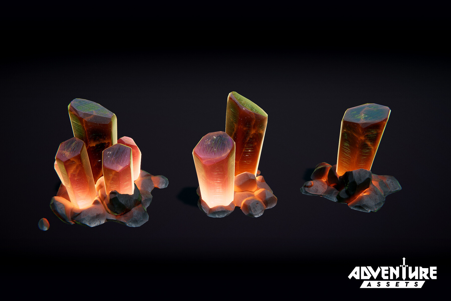 ArtStation - Ultimate Crystals Pack (Game Ready) | Game Assets