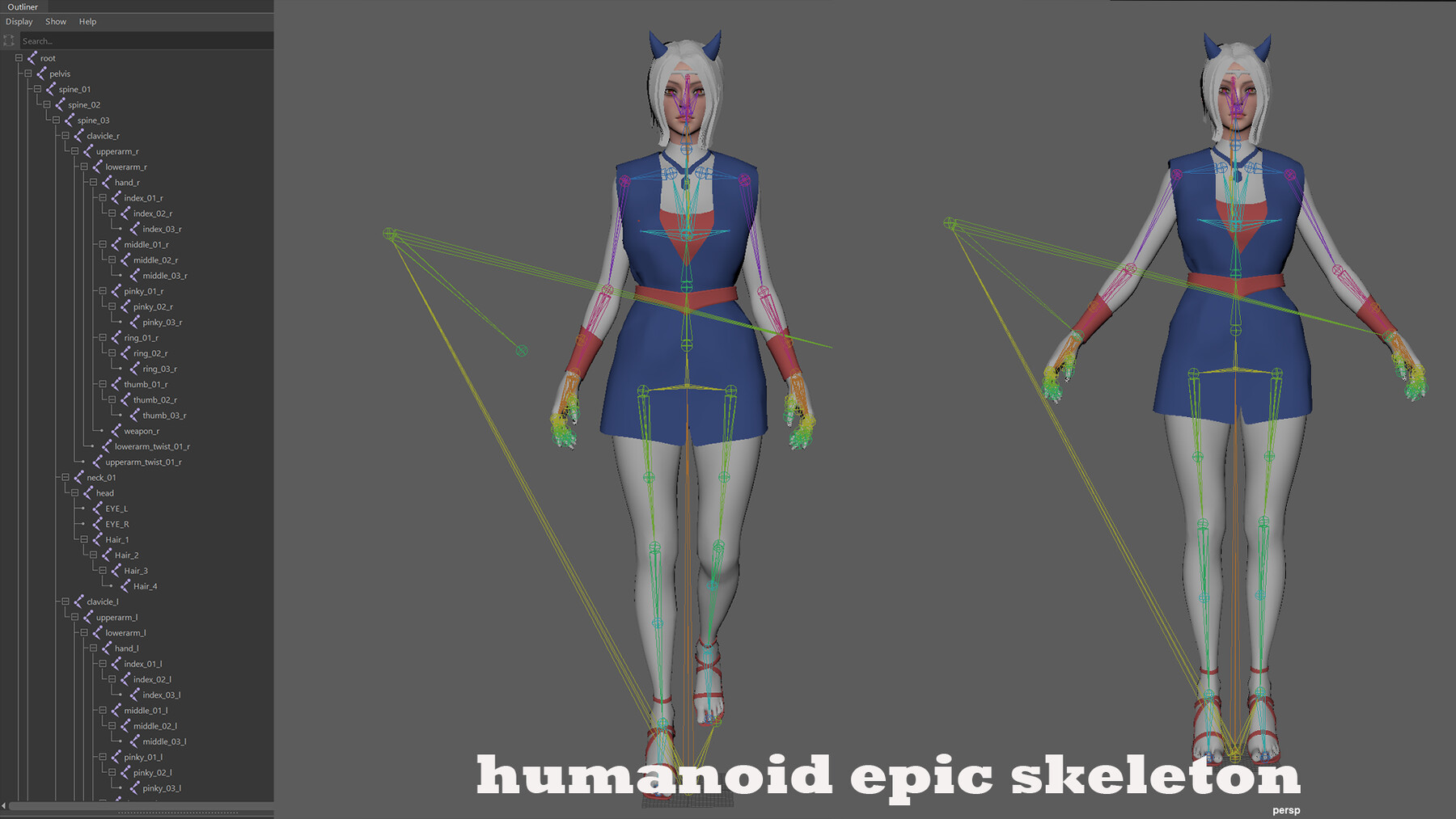 ArtStation - Devil Girl | Game Assets