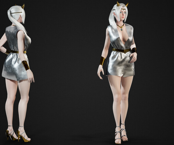 ArtStation - Devil Girl | Game Assets