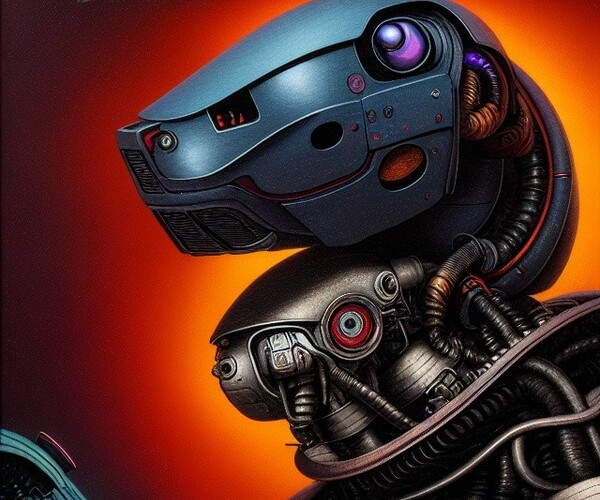 ArtStation - Baroque Robot Old School mecanical helmet 1000 jpg pack ...