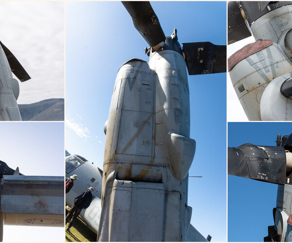 ArtStation - MACHINE Military VTOL Aircraft V-22 Osprey Photo Reference ...