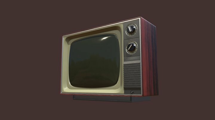 ArtStation - Retro Old School TV | Game Assets