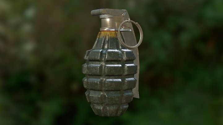 ArtStation - Mk II Pineapple Grenade | Game Assets