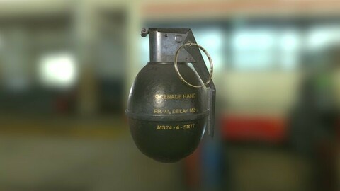 ArtStation - M61 Frag Grenade | Game Assets