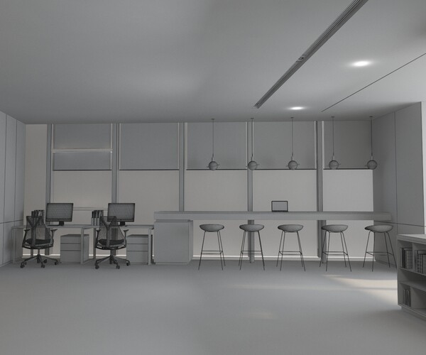 ArtStation - Administration Office - Workstation - 015 | Resources