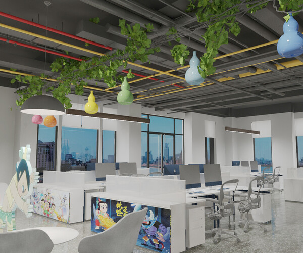 ArtStation - Administration Office - Workstation - 019 | Resources