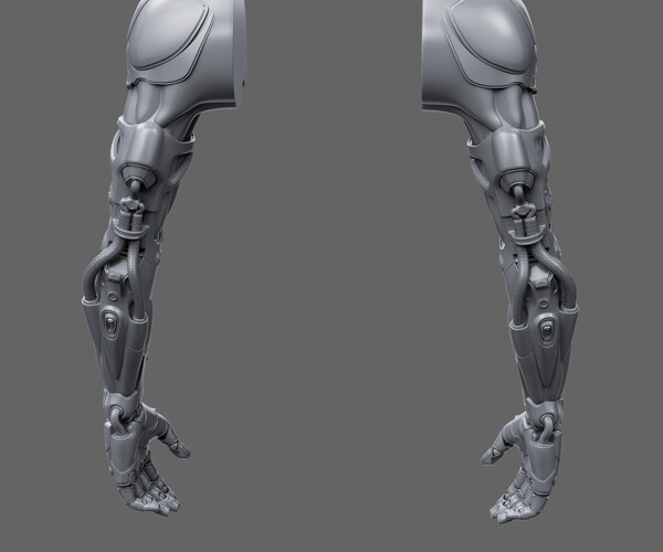 ArtStation - Realistic Cyberpunk Arm Augment | Resources