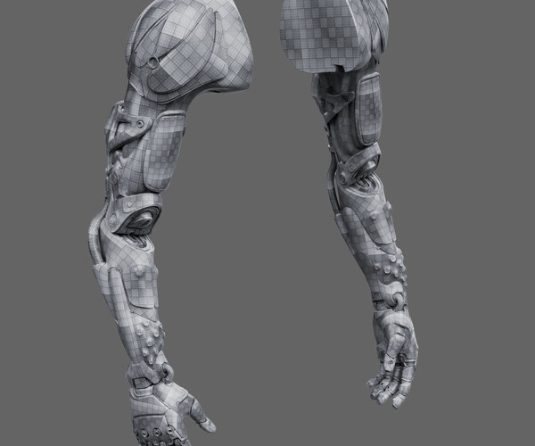 ArtStation - Realistic Cyberpunk Arm Augment | Resources