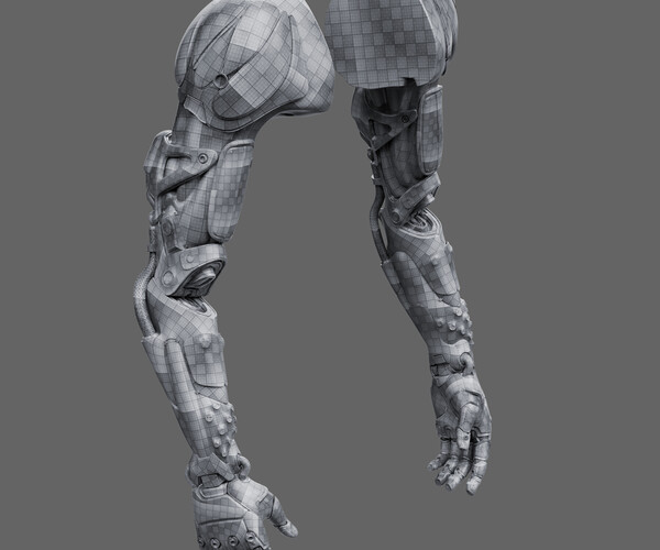ArtStation - Realistic Cyberpunk Arm Augment | Resources
