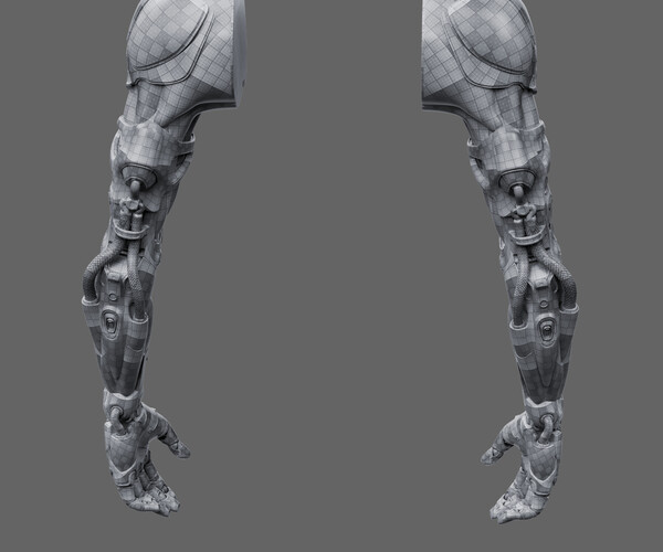 ArtStation - Realistic Cyberpunk Arm Augment | Resources