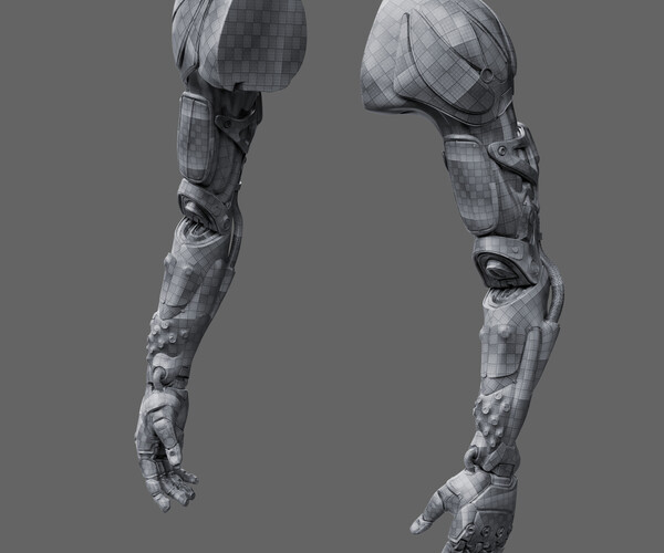 ArtStation - Realistic Cyberpunk Arm Augment | Resources
