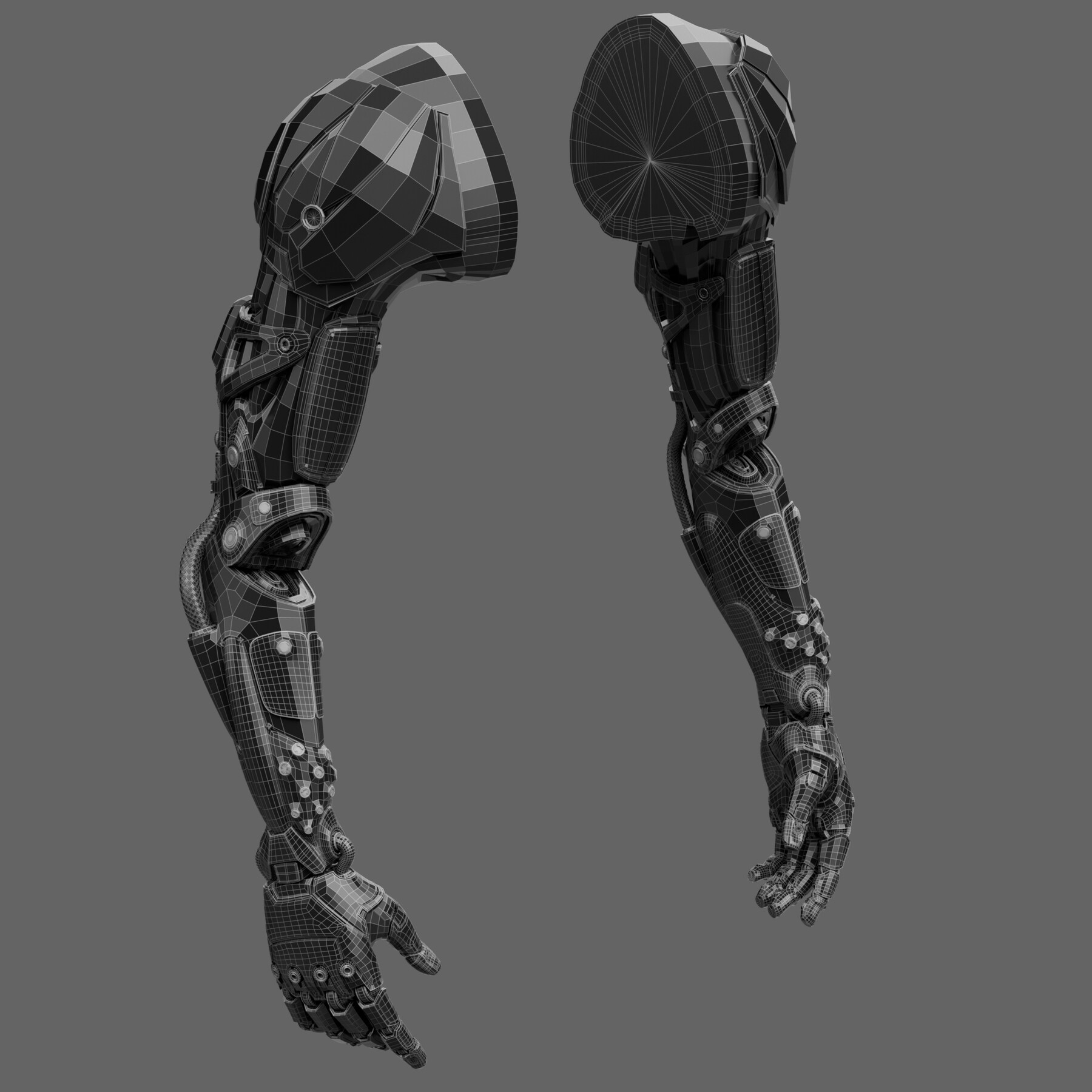 ArtStation - Realistic Cyberpunk Arm Augment | Resources