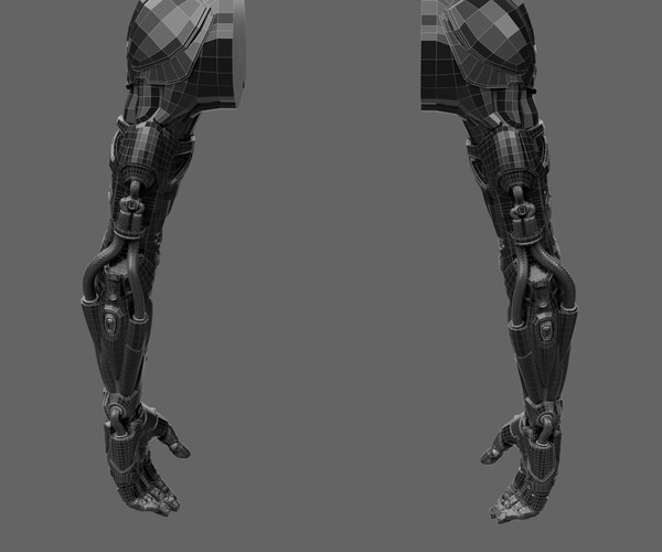 ArtStation - Realistic Cyberpunk Arm Augment | Resources
