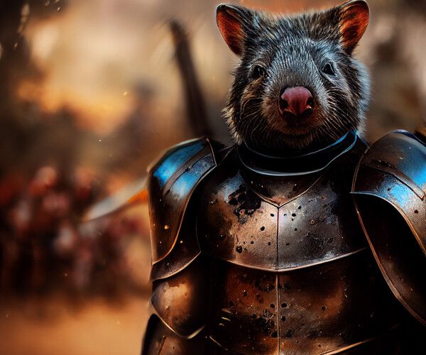 ArtStation - Wombat knight | Artworks