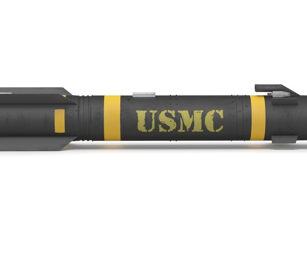 ArtStation - AGM-114R Hellfire, Air-to-Ground Missile 3D Model | Resources