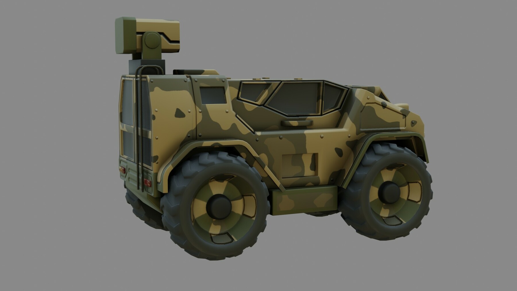 ArtStation - Sci-Fi Military Vehicle - Game Ready - PBR | Game Assets