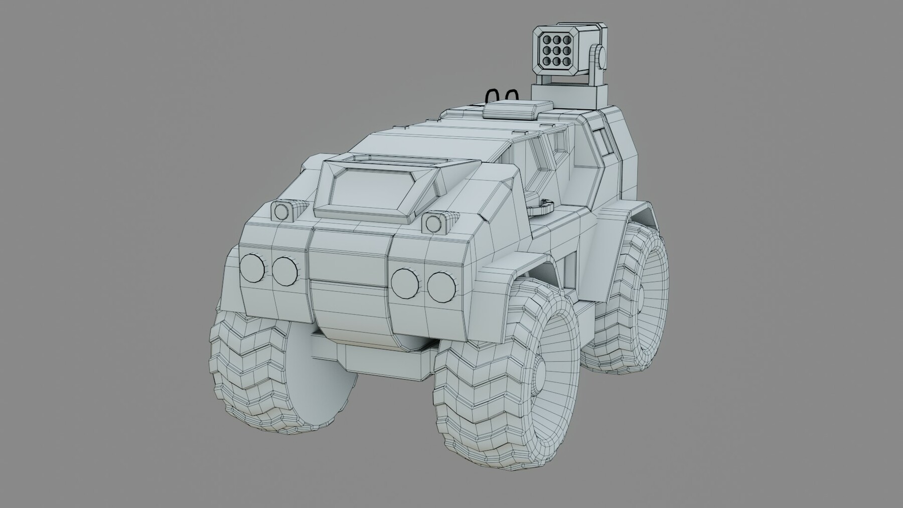 ArtStation - Sci-Fi Military Vehicle - Game Ready - PBR | Game Assets