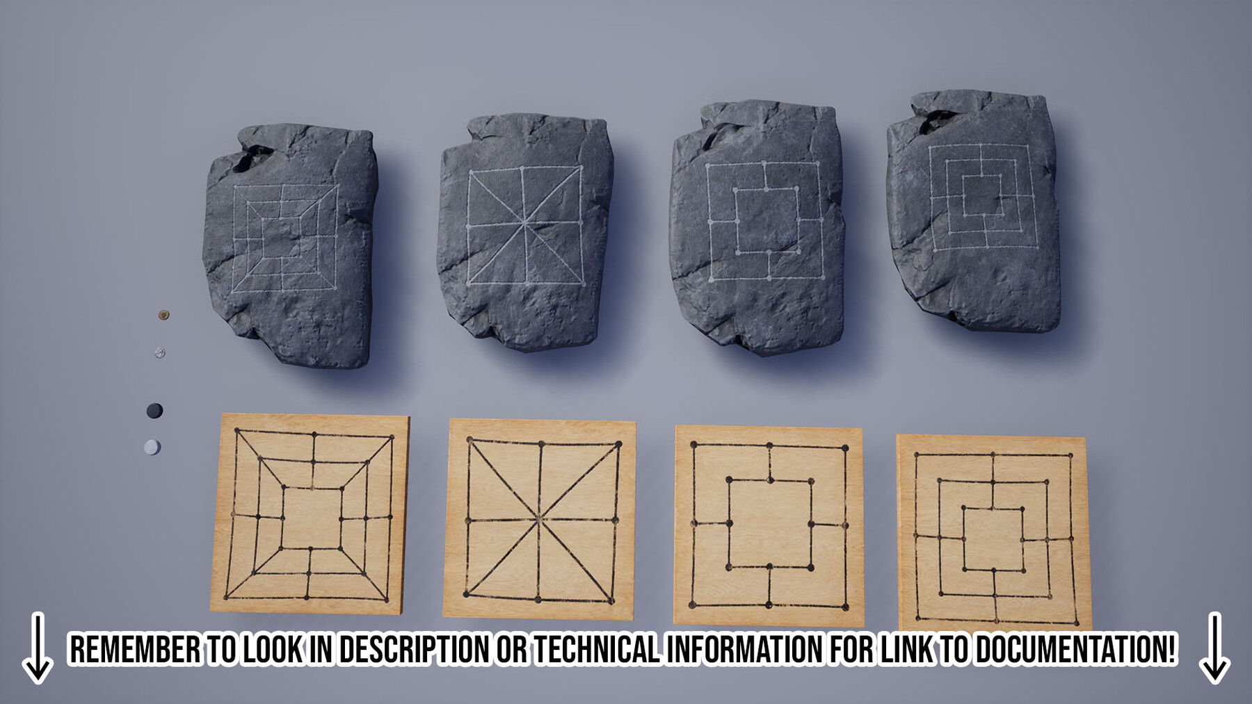 ArtStation - Ancient Board Games - Part 1 (UE4/UE5) | Game Assets