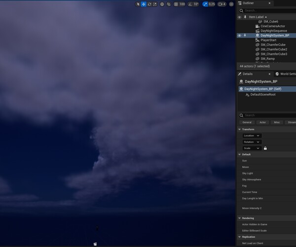 ArtStation - Easy Day Night Cycles for Unreal Engine 5 - Drag and Drop ...