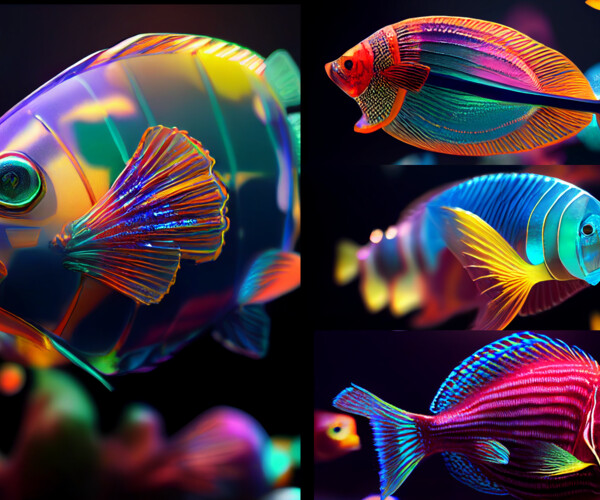 ArtStation - 20 Ocean Fish - AI Driven - 4k | Artworks