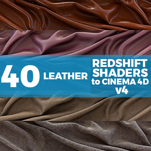 ArtStation - Redshift Shader C4D Leather v4 | Resources