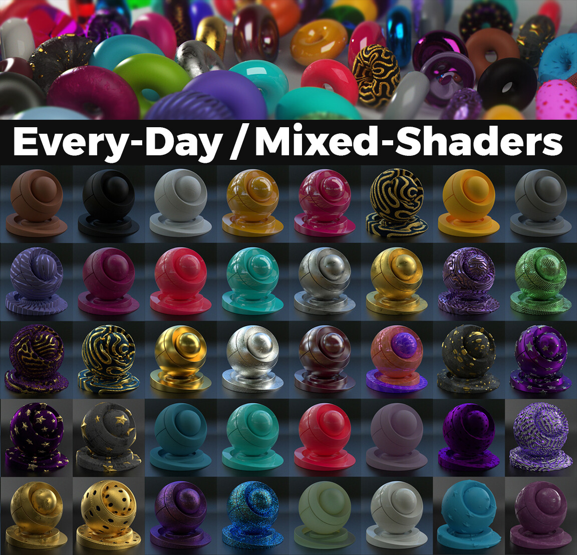 ArtStation - 670 Redshift Shader to Cinema 4d v3 | Resources