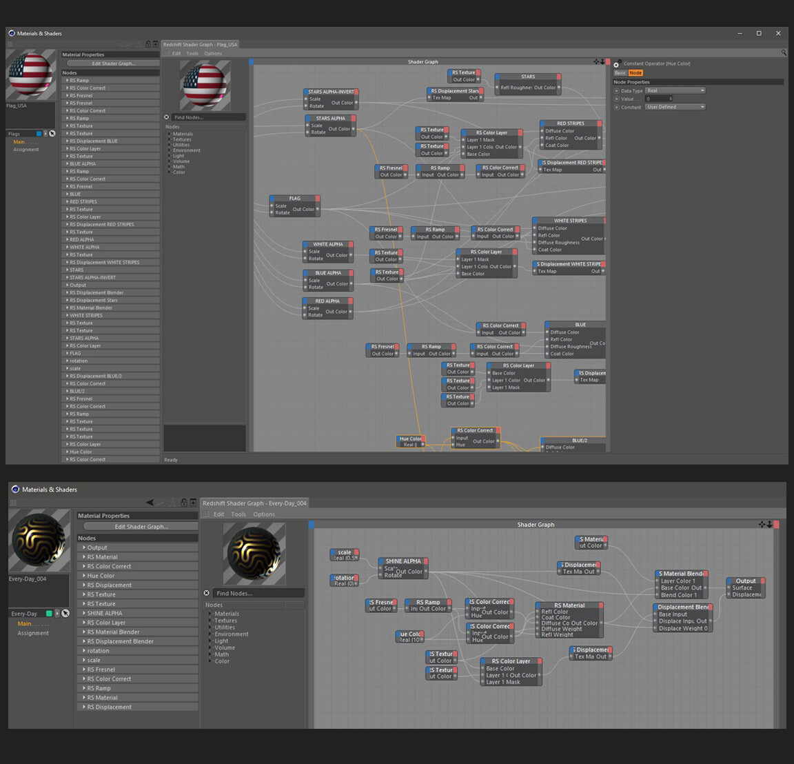 ArtStation - 670 Redshift Shader to Cinema 4d v3 | Resources