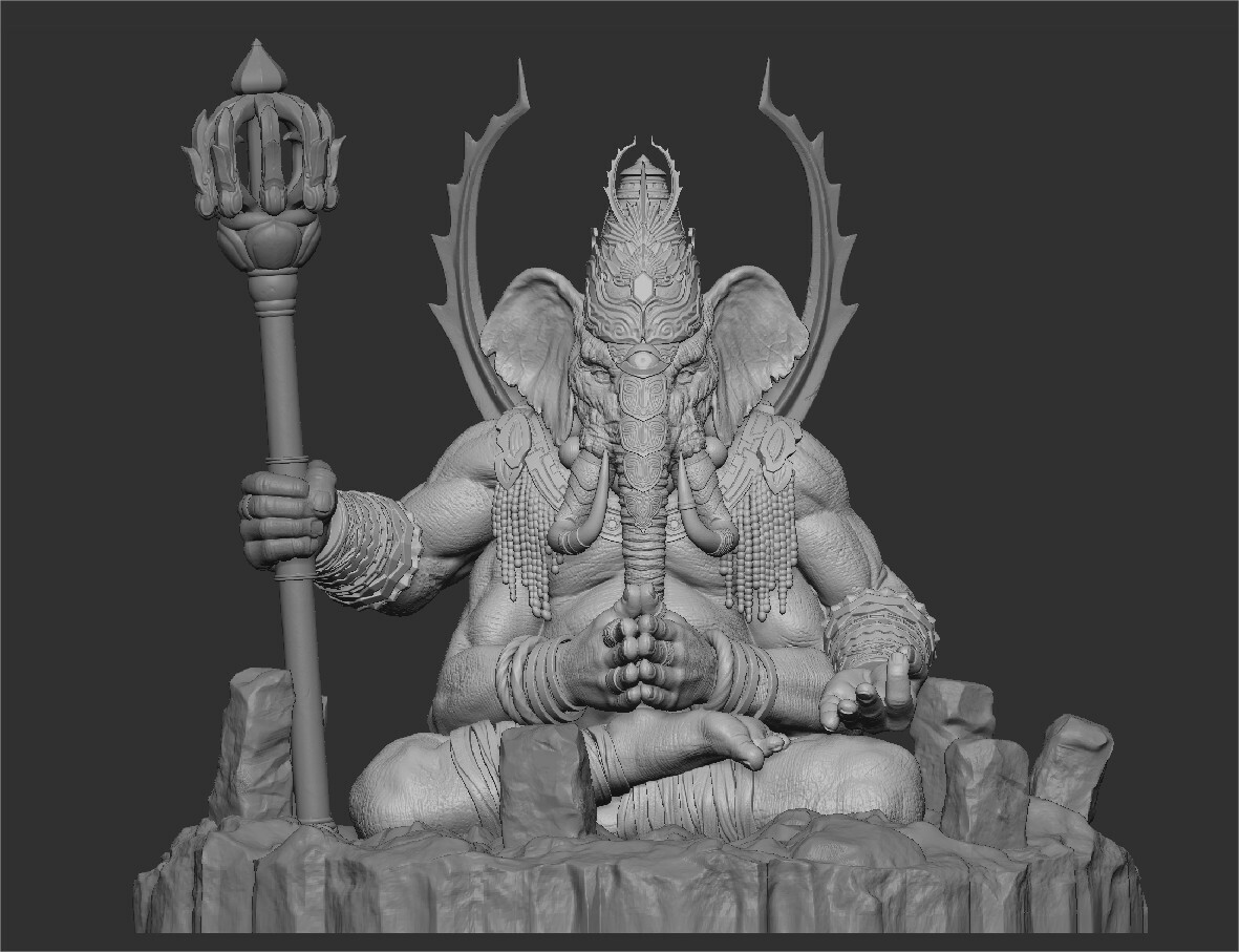 ArtStation - Ganesha 3D Print model | Resources