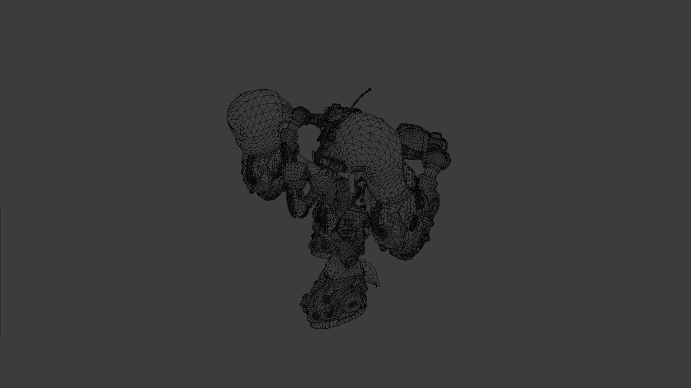 ArtStation - SCI FI ROBOT GAME READY LOW POLY | Resources