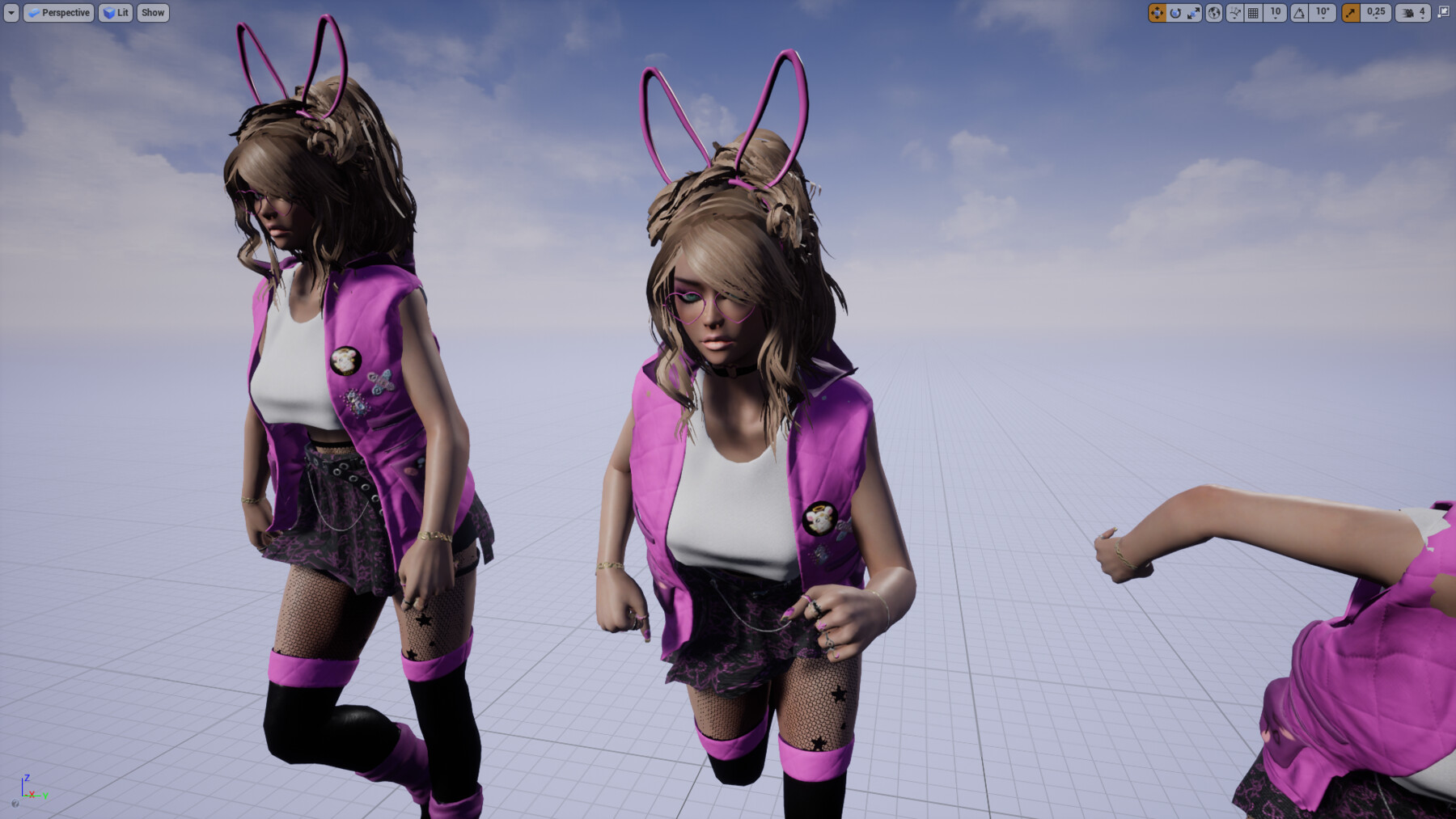 ArtStation - Bunny Gyaru | Game Assets