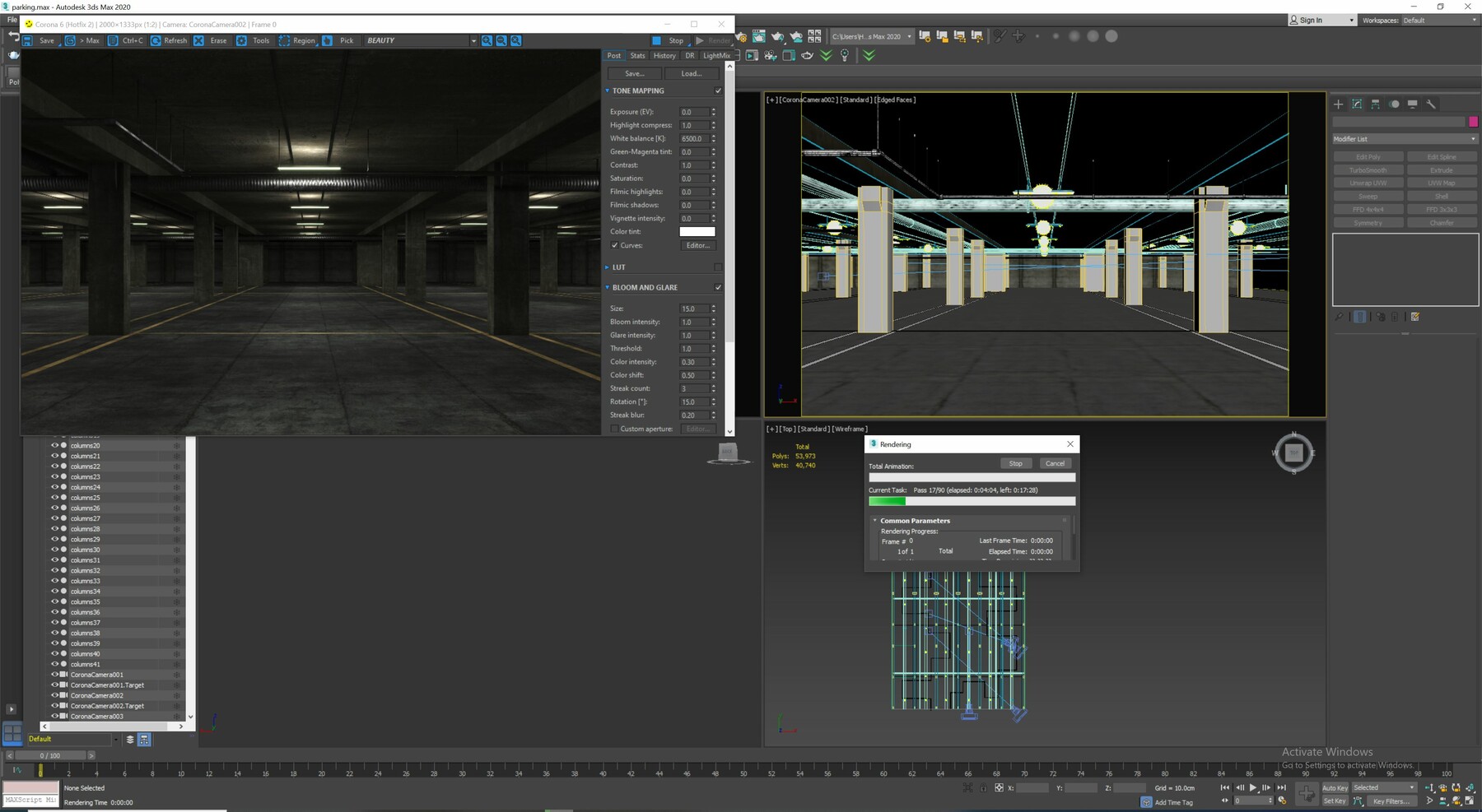 ArtStation - low poly underground parking | Game Assets