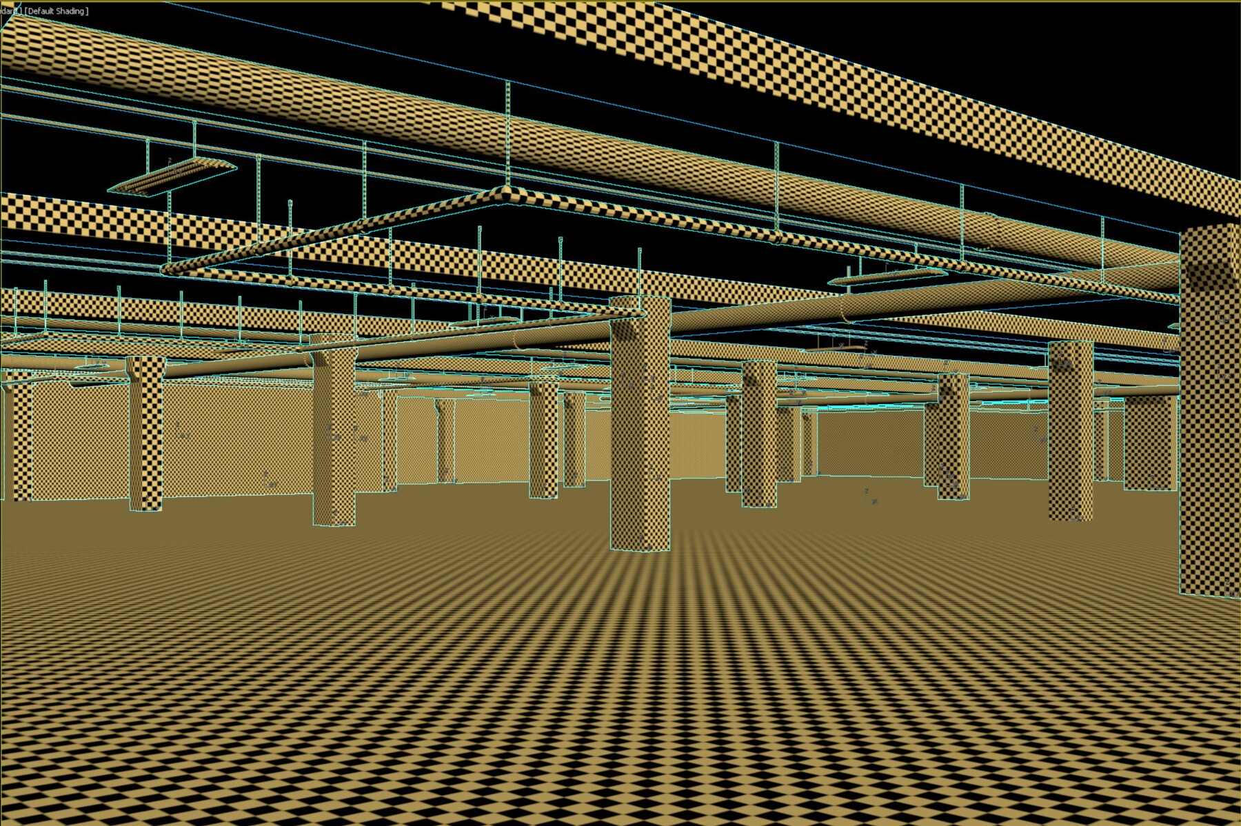 ArtStation - low poly underground parking | Game Assets