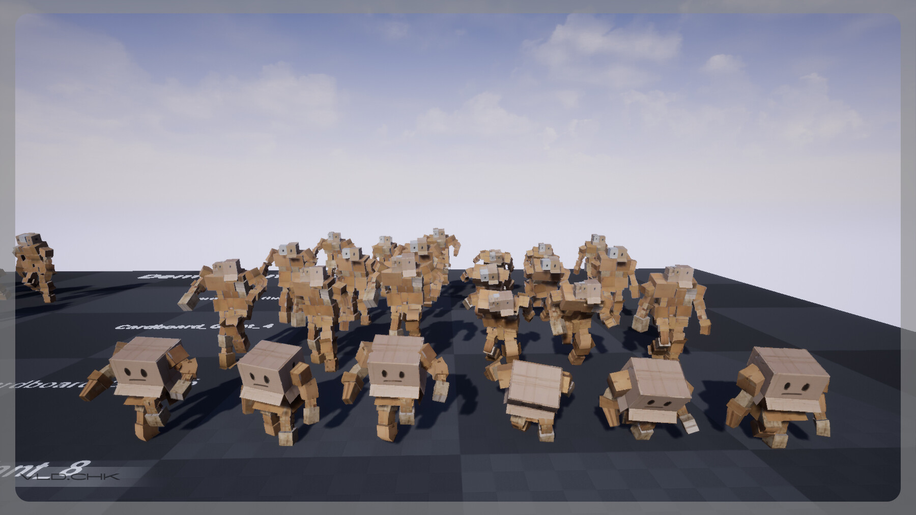 ArtStation - Cardboard Giant Army | Game Assets