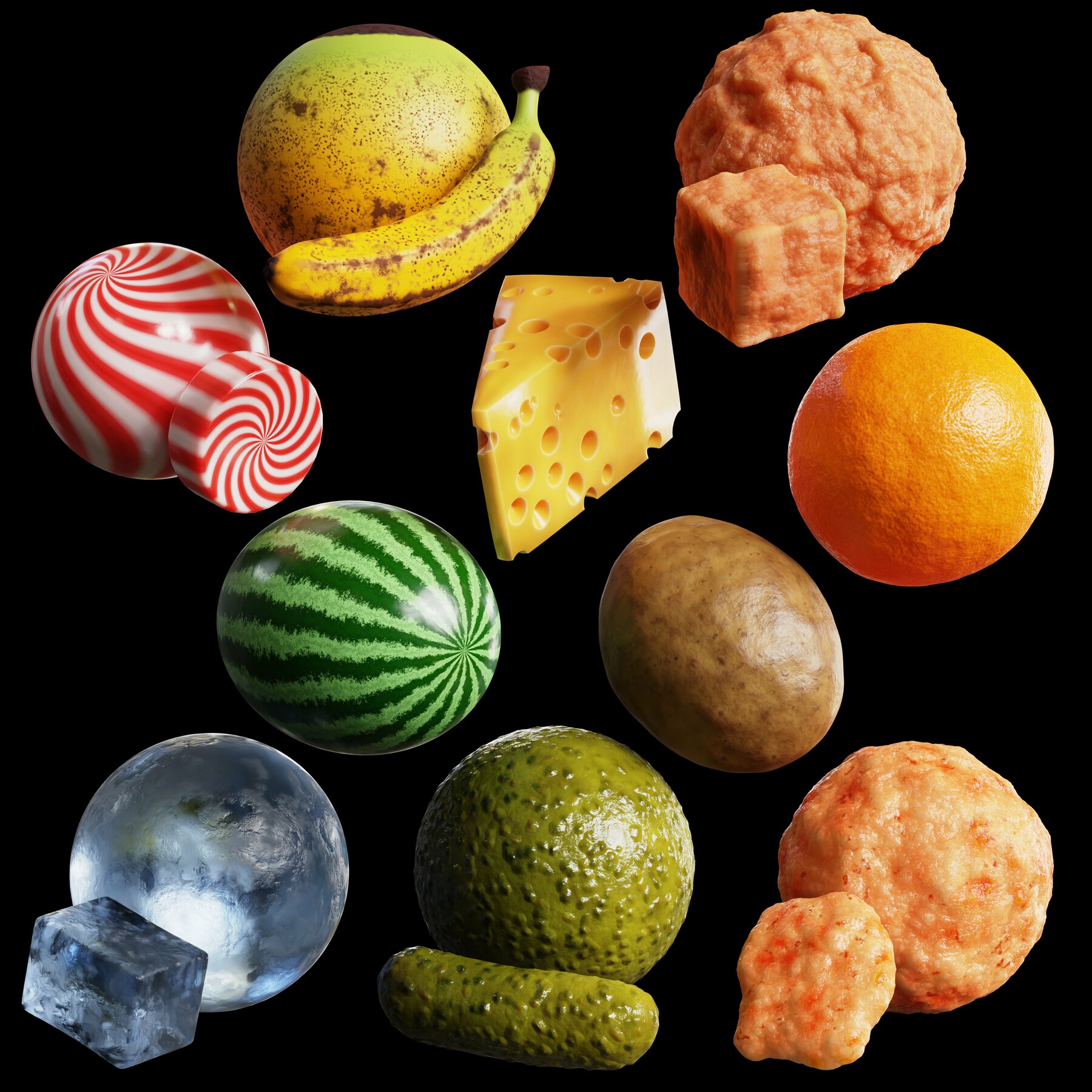 ArtStation - Blender Procedural Food Pack #1 | Resources