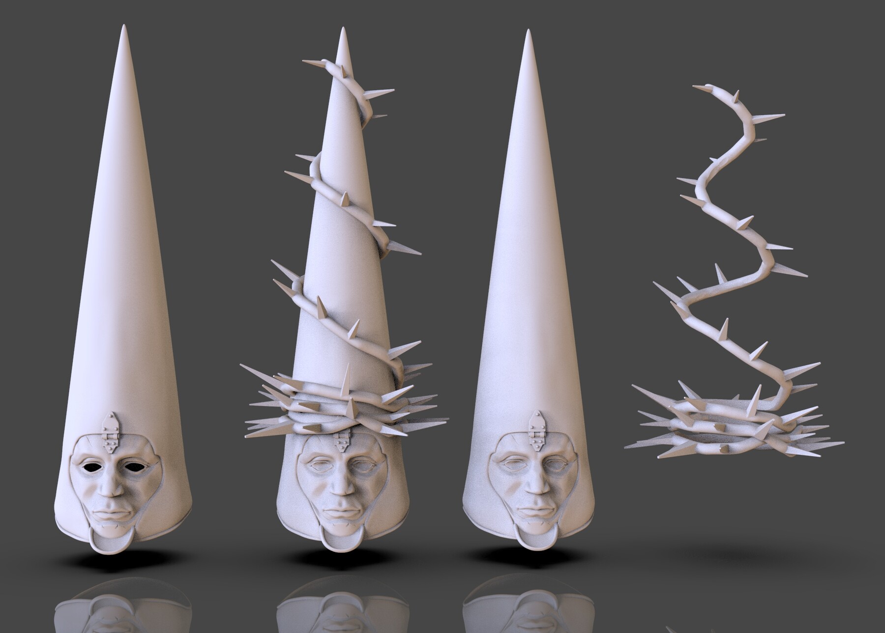 ArtStation - The Penitent One Helmet Blasphemous | Resources